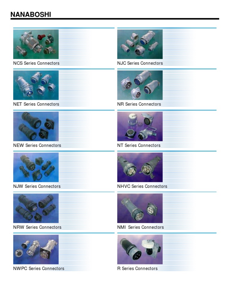 Nanaboshi Connector Series Overview | PDF | Electrical Connector ...