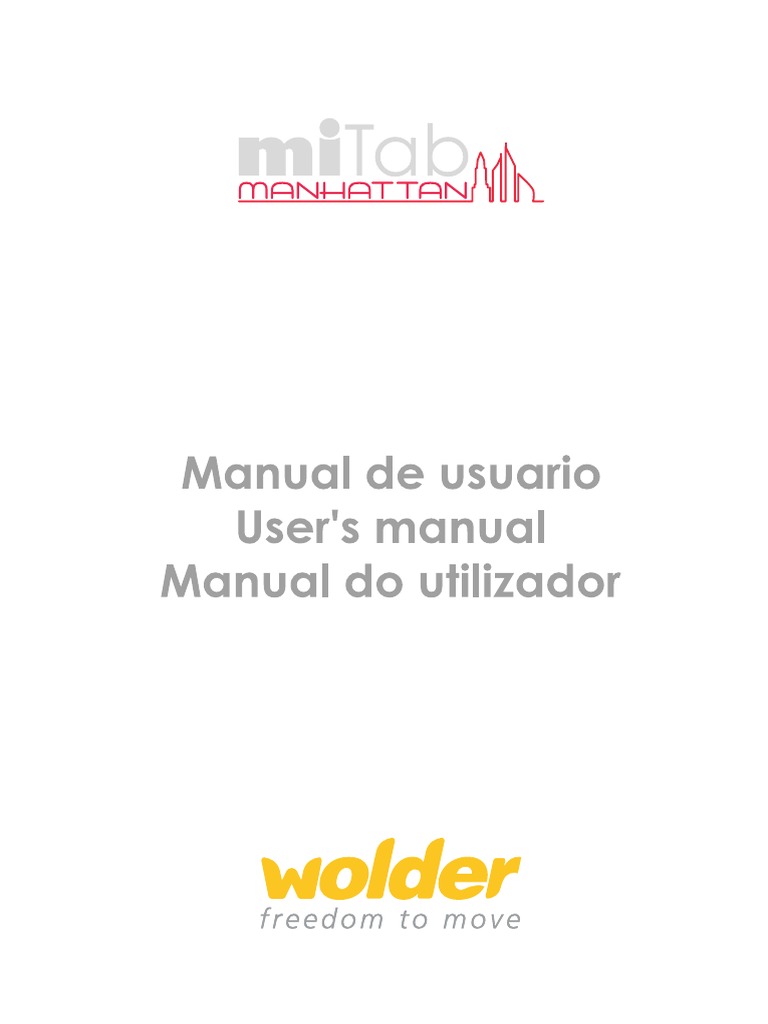 Wolder MiTab Manhattan Tablet | PDF | Informática | Ingeniería Informática