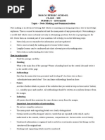 CBSE Class 11 English Worksheet - Note Making and Summarization | PDF ...