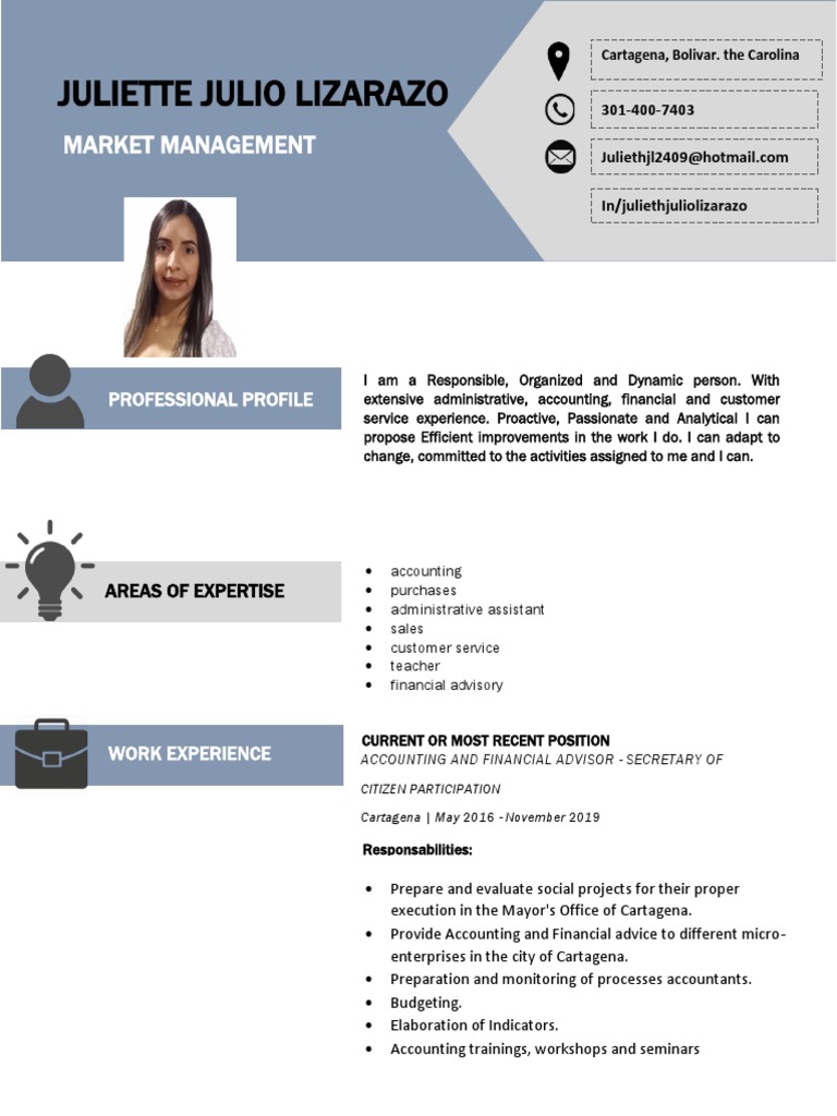 Curriculum - Vitae - Format Juliette PDF | Descargar gratis PDF ...