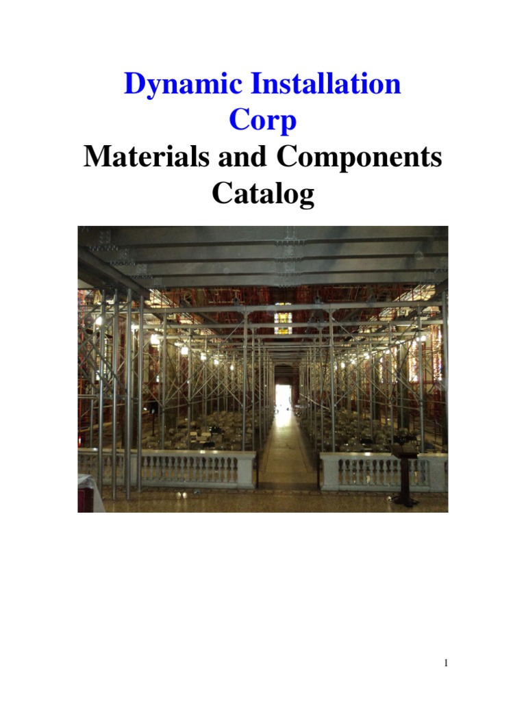 Catalogo de Materiales | PDF | Scaffolding | Building Engineering