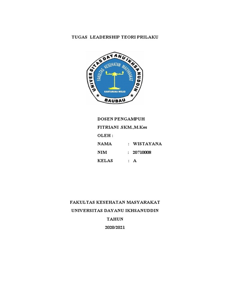 Teori Perilaku Leadership: Managerial Grid | PDF | Karier ...