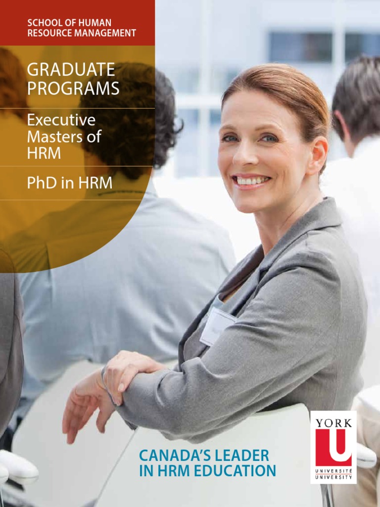 HRM Graduate Brochure | PDF | Human Resource Management | Doctor Of ...