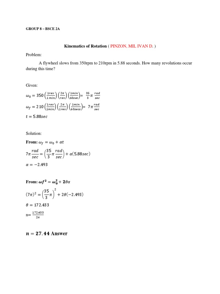 Chapter 4 Compilation | PDF | Rotation Around A Fixed Axis | Geometric Measurement