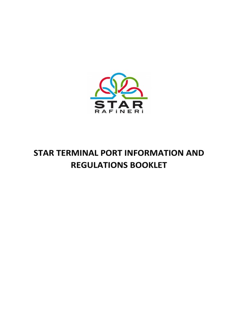 Terminal Port Information and Regulations Booklet | PDF | Liquefied ...
