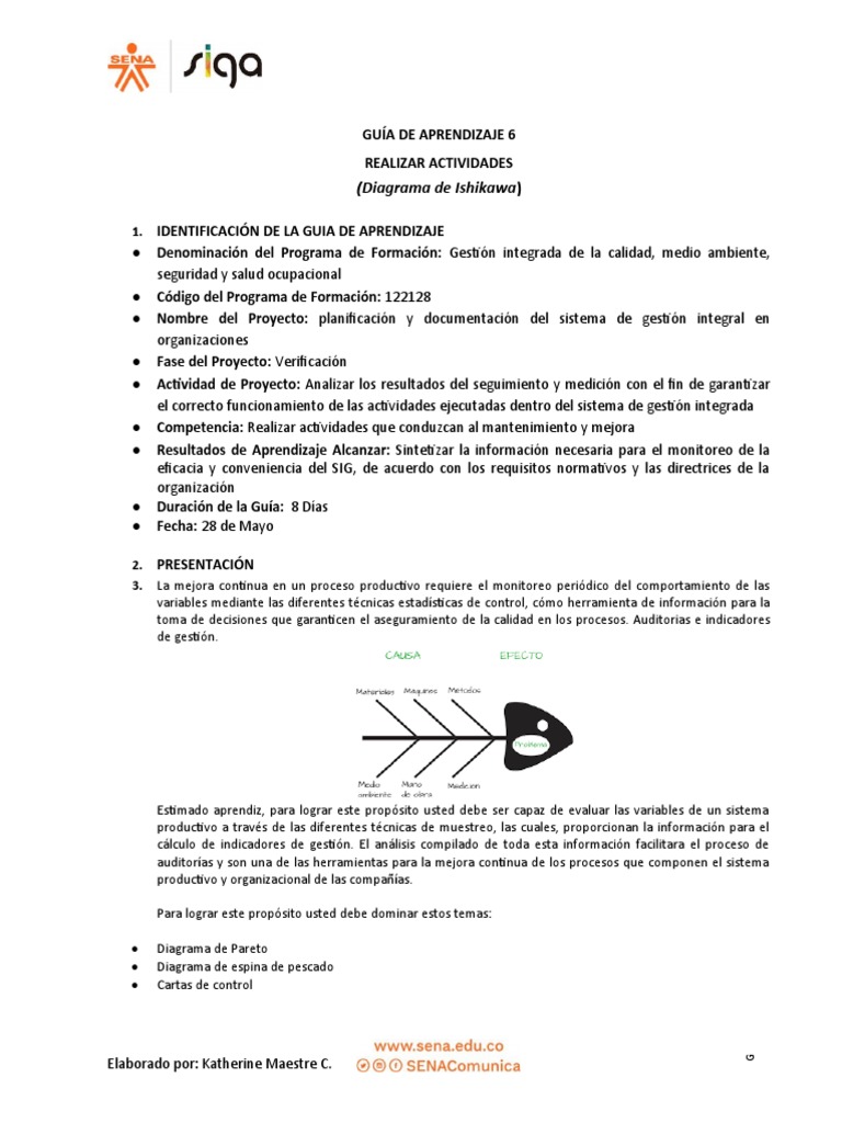 Guia de Aprendizaje - 6-Realizar Actividades | PDF | Calidad (comercial) | café