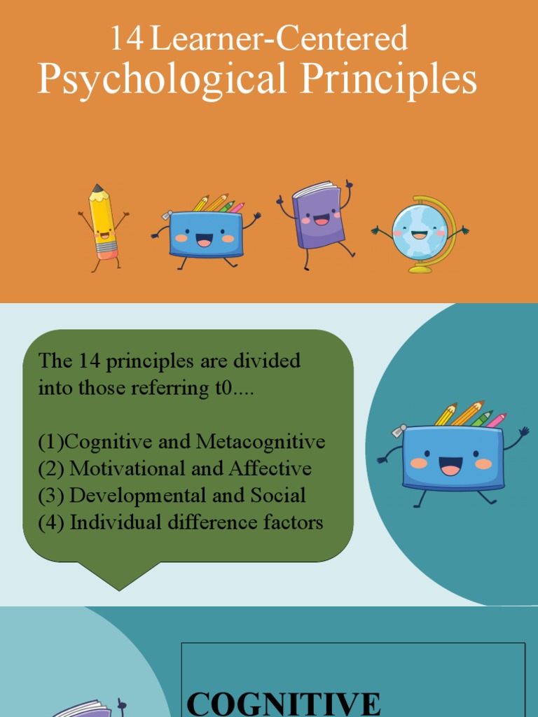 The 14 Principles of Learner-Centered Psychological Factors: A ...