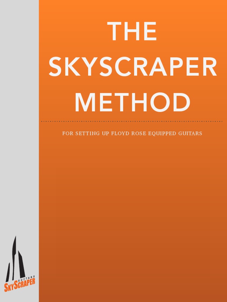 The SkyScraper Method - Floyd Rose Setup R6 | PDF | Guitars | Celtic Musical Instruments