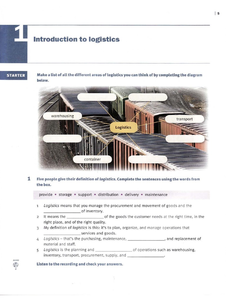 Unit 1 - Introduction To Logistics | PDF