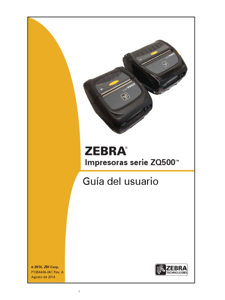 Manual Zebra | PDF | Impresora (Computación) | Diodo emisor de luz