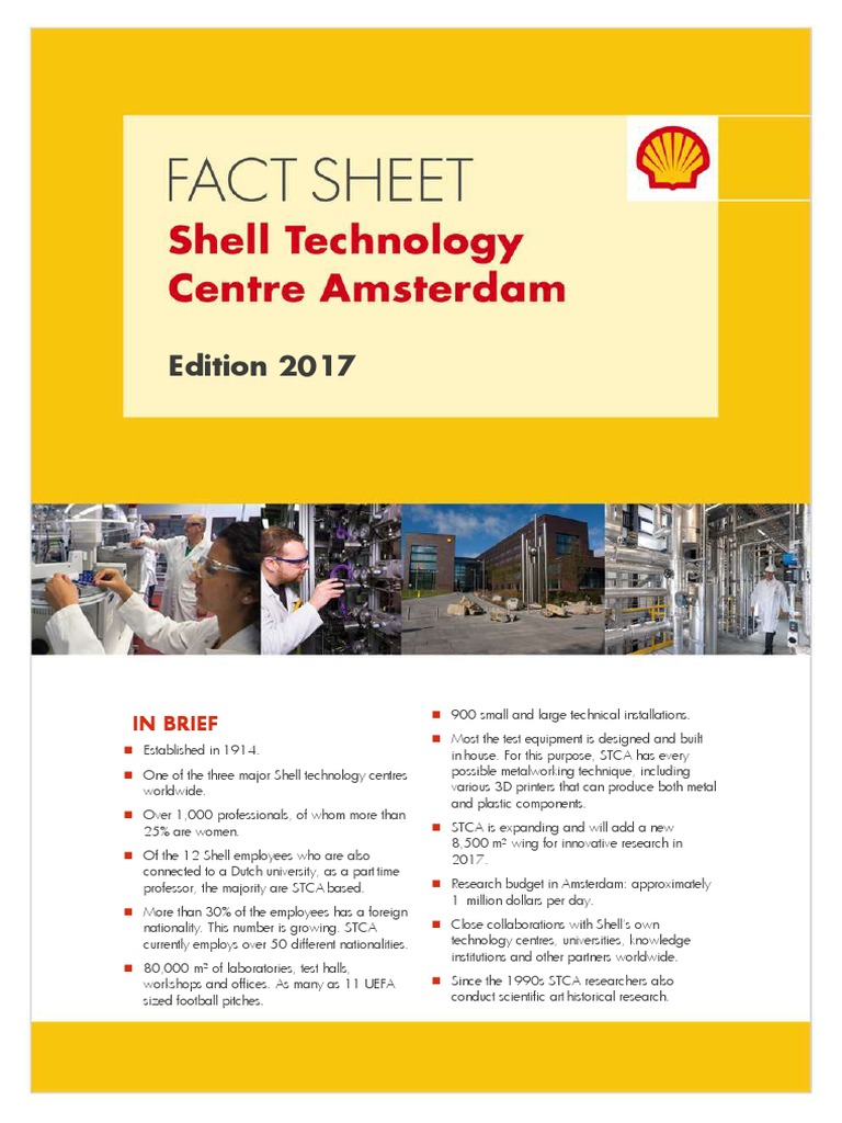 Shell Technology Centre Amsterdam Overview | PDF | Royal Dutch Shell ...