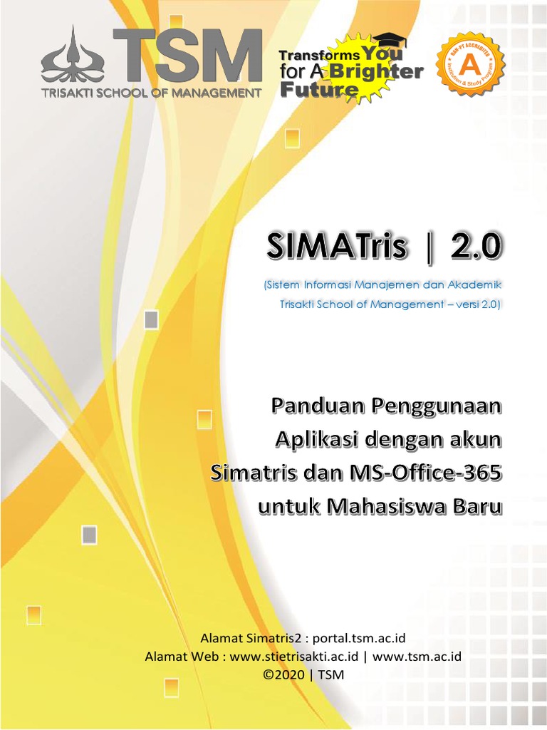 SIMATris 2 0 - Panduan Mahasiswa Baru TSM | PDF | Bisnis | Komputer