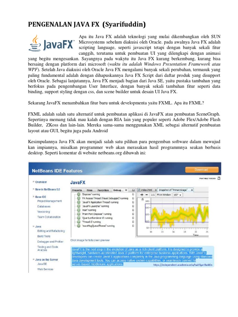 Pengenalan Java FX Dengan Netbeans | PDF