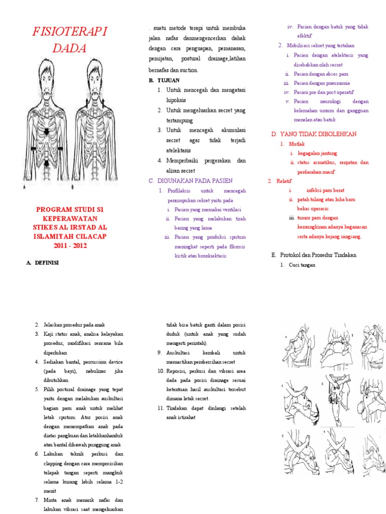 LEAFLET Fisioterapi Dada | PDF