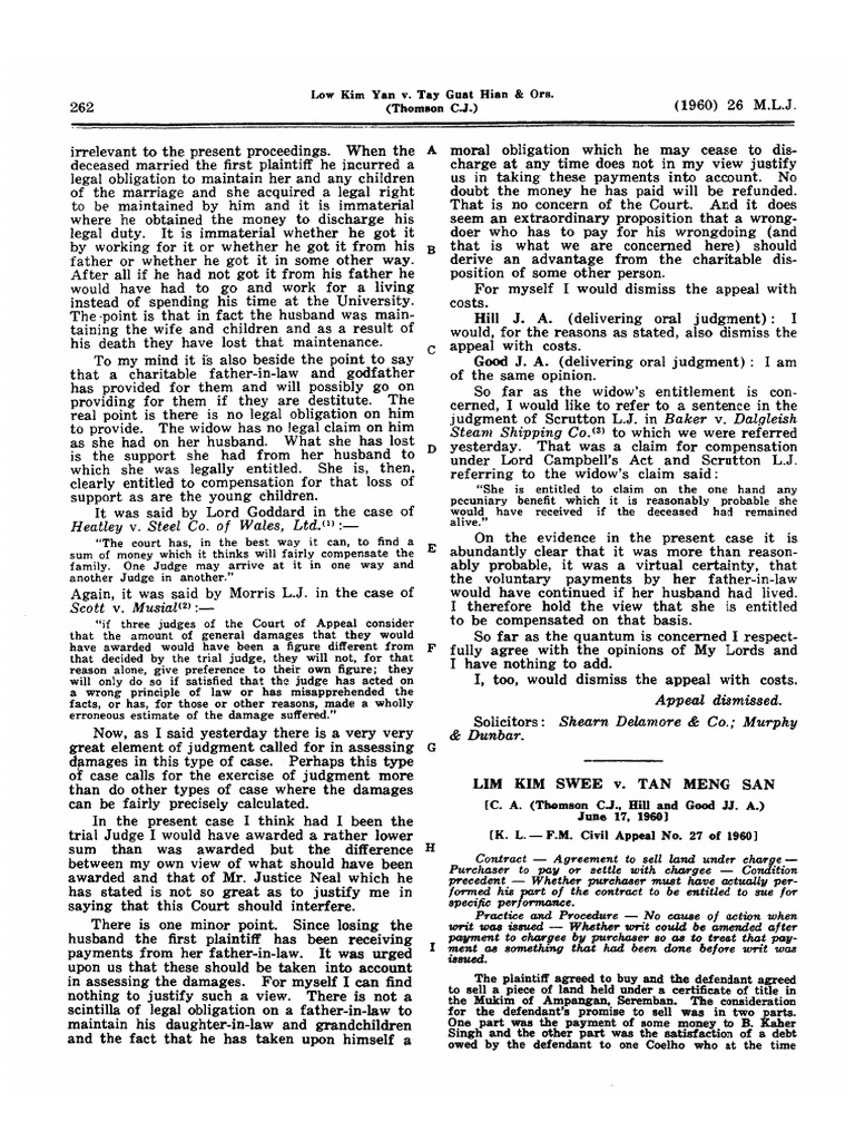 LIM KIM SWEE V TAN MENG SAN | PDF