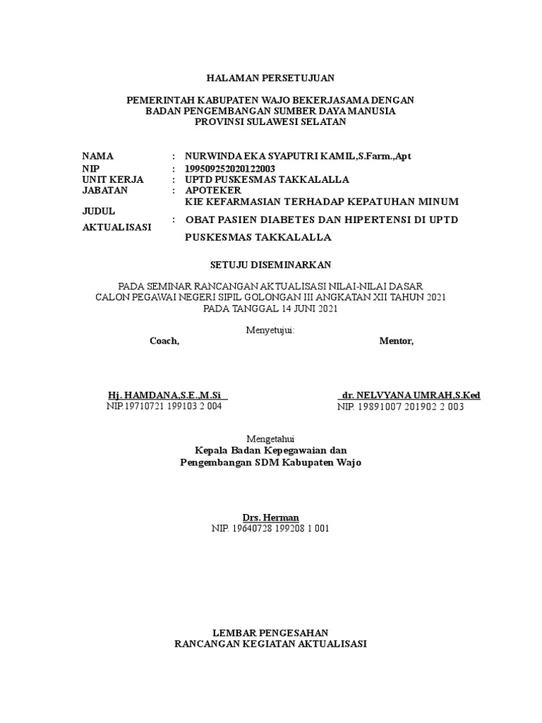Lembar Pengesahan | PDF
