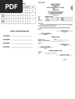 Deped Form 138 Jhs | PDF | Value (Ethics) | Teachers