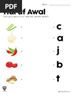 Hijaiyah Worksheets | PDF