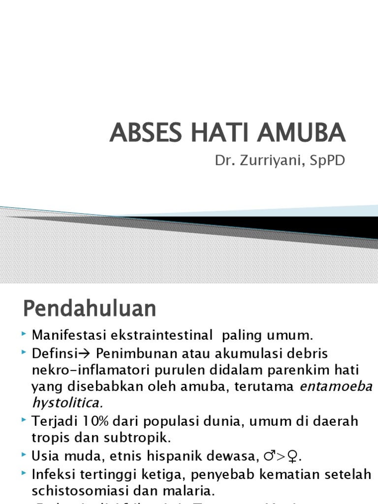 Abses Hepar Amuba | PDF