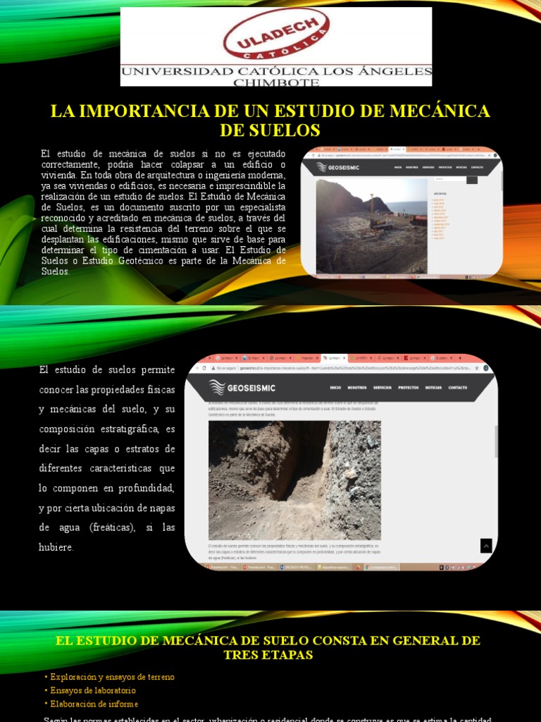 TEMA 7 - La Importancia de Un Estudio de Mecánica de Suelos | PDF | Fundación (Ingeniería ...