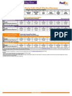 FedEx New Tariff 2025 | PDF | Payments | Freight Transport