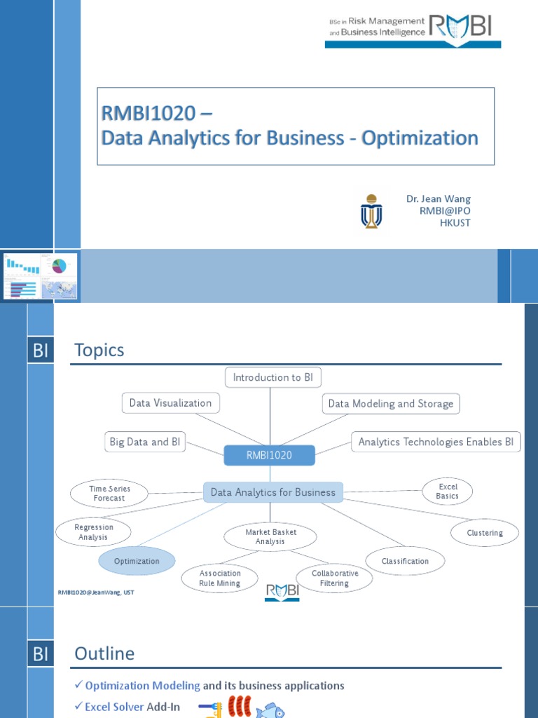 Rmbi1020 Lec04 Optimization 2 Pdf Mathematical Optimization Linear Programming 