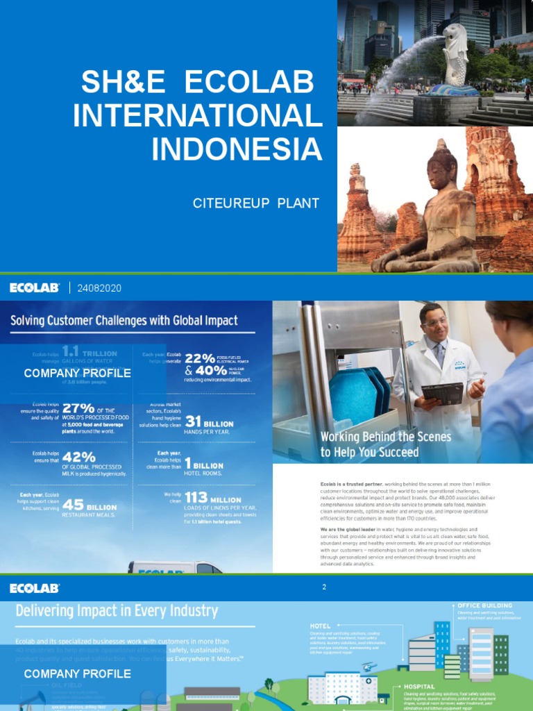 SHE PT Ecolab International Indonesia 2020-4 | PDF | Lighting ...