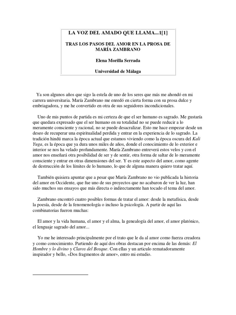 Morilla Serrada, Elena - La Voz Del Amado Que Llama... Tras Los Pasos ...