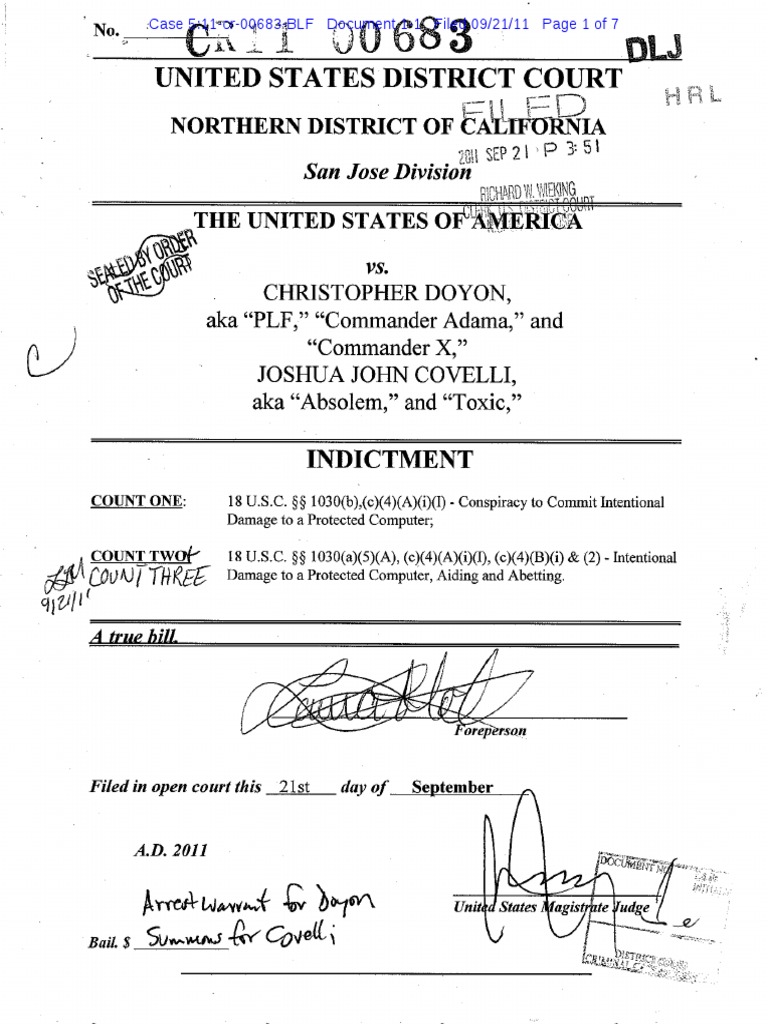 United States V Christopher Doyon | PDF | Arraignment | Remand (Detention)