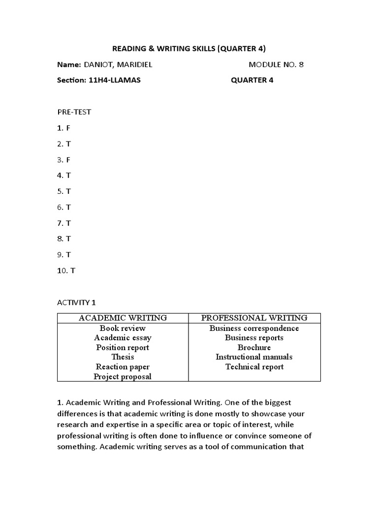 Ruiz (Reading and Writing) Module 8 | PDF | Cyberbullying | Accountability
