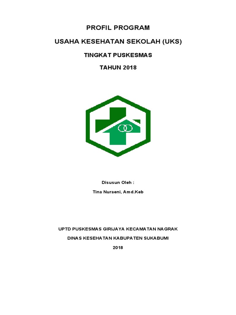 Cover Laporan Tahunan UKS | PDF | Pengembangan Diri | Kesehatan Holistik