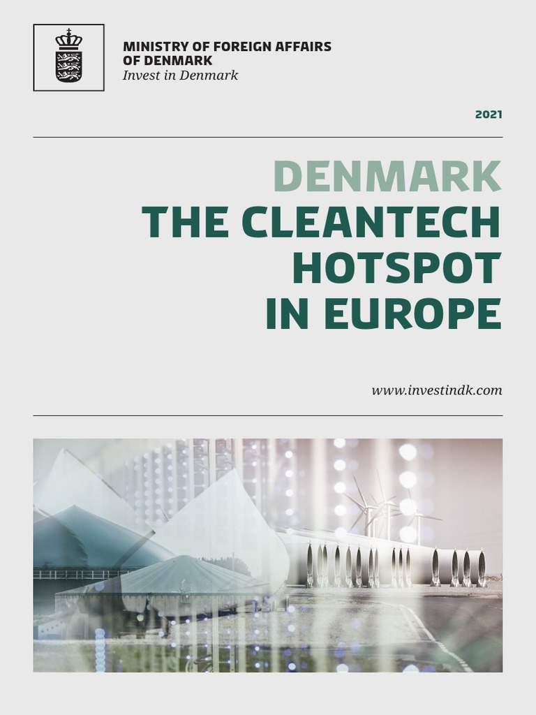 Invest in Denmark CleanTech Factsheet March 2021 | PDF | Clean Technology | Wind Power