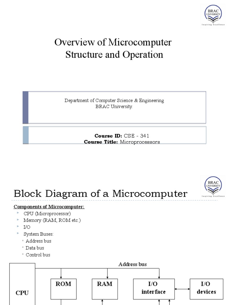 Microprocessors Course Guide | PDF | Input/Output | Central Processing Unit