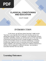 Rescorla & Wagner 1972 | PDF | Classical Conditioning | Psychological ...