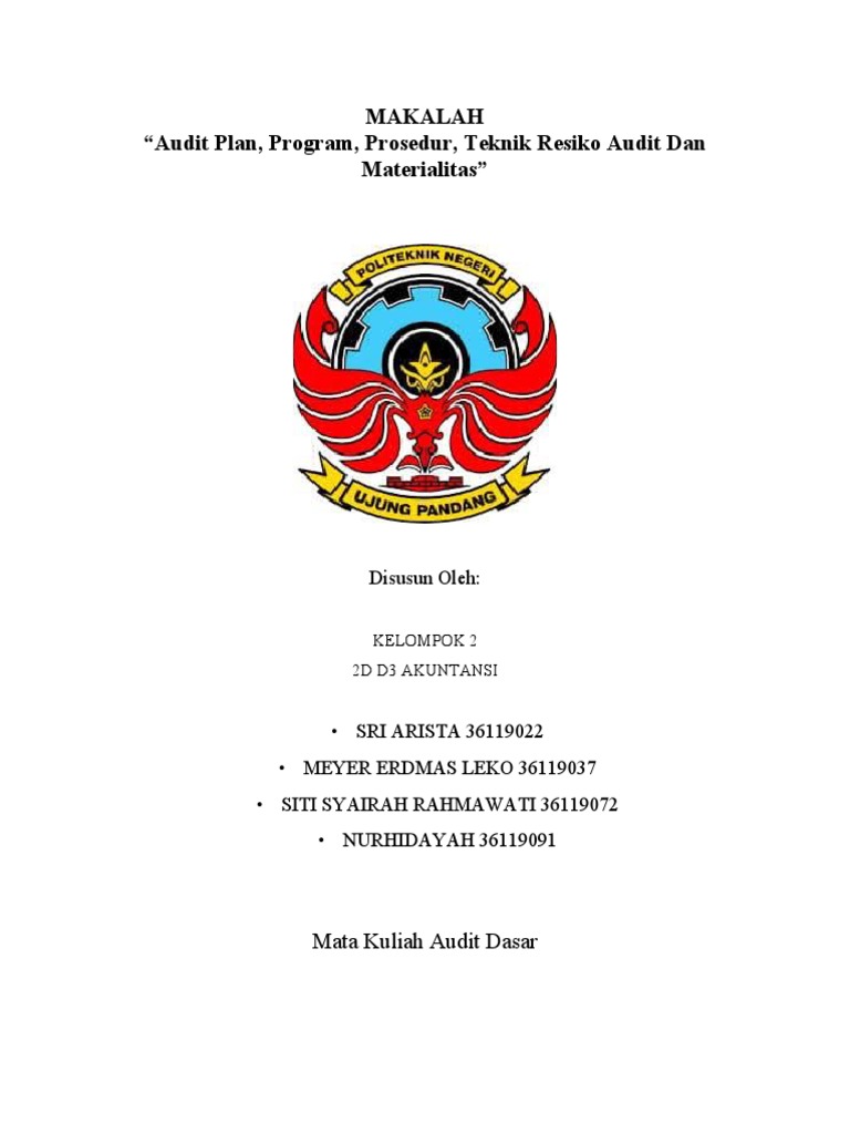 Audit Plan dan Risiko Materialitas | PDF
