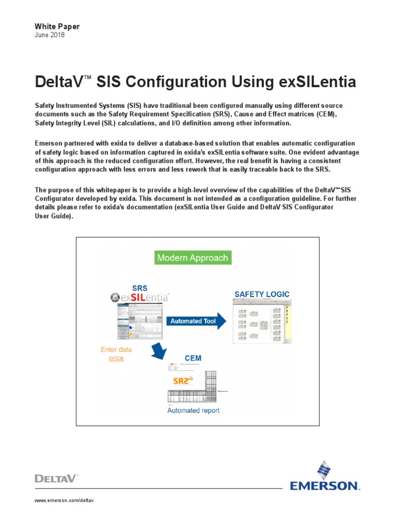 Deltav Sis Configuration Using Exsilentia en 4972012 | PDF | Computer ...