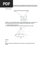 Catenary Cable Tension Analysis | PDF | Stress (Mechanics) | Physics