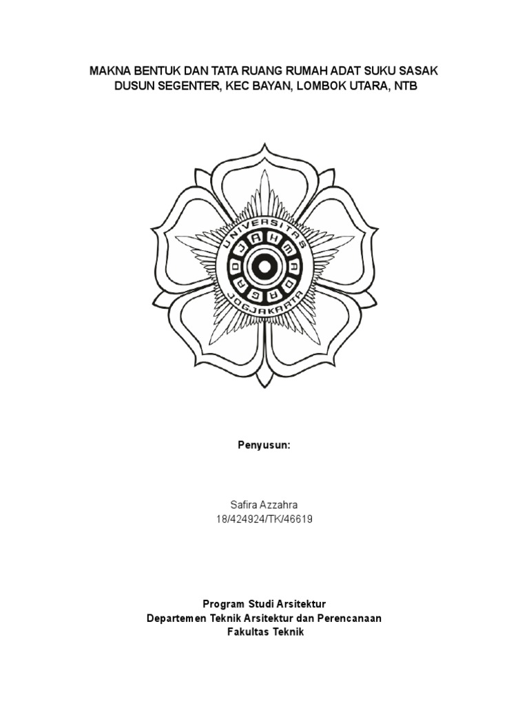 Tugas Vernakular - Safira Azzahra - 46619 | PDF