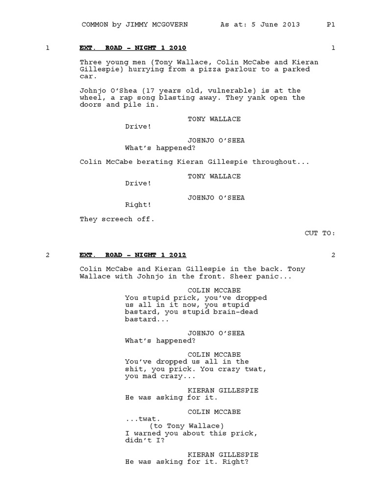 Common Final Script | PDF