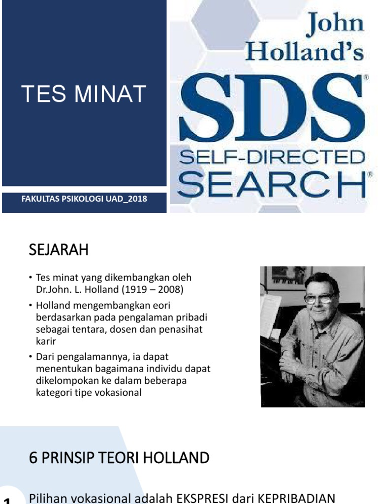 Self Directed Search Holland | PDF