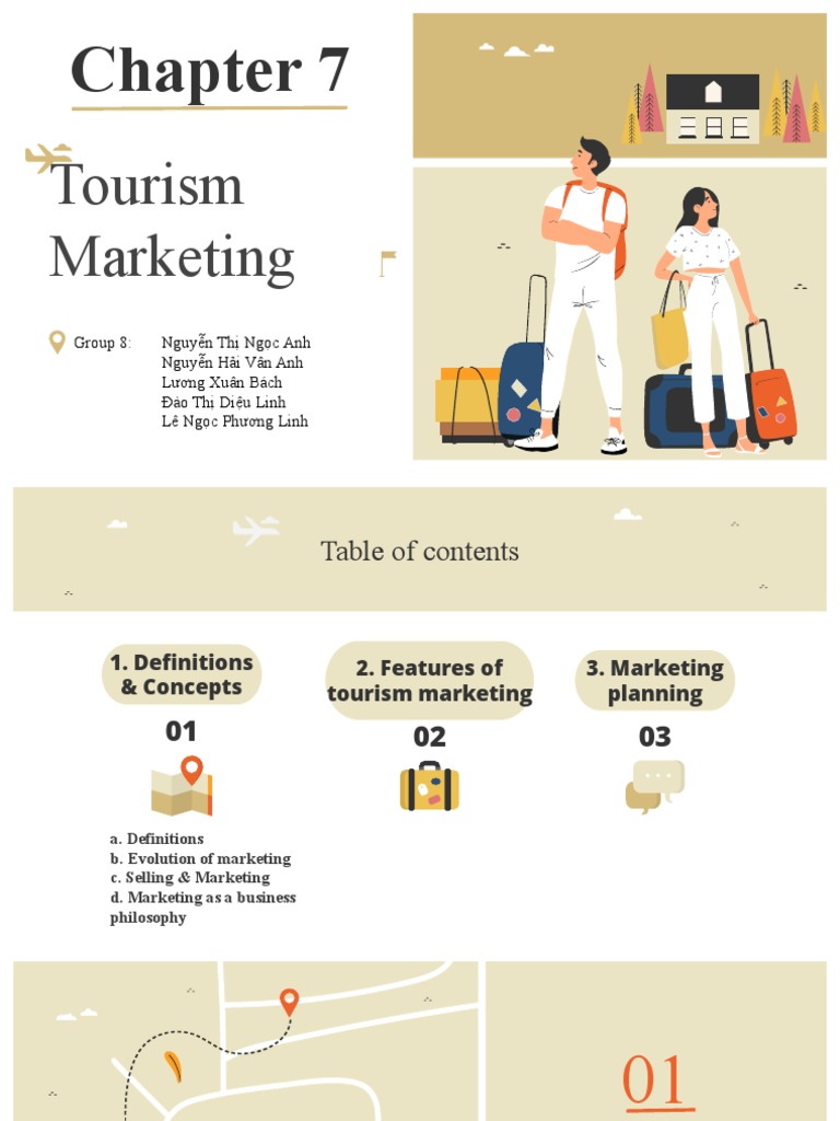 Group 8 - Chapter 7 - Tourism Marketing | PDF | Sales | Marketing