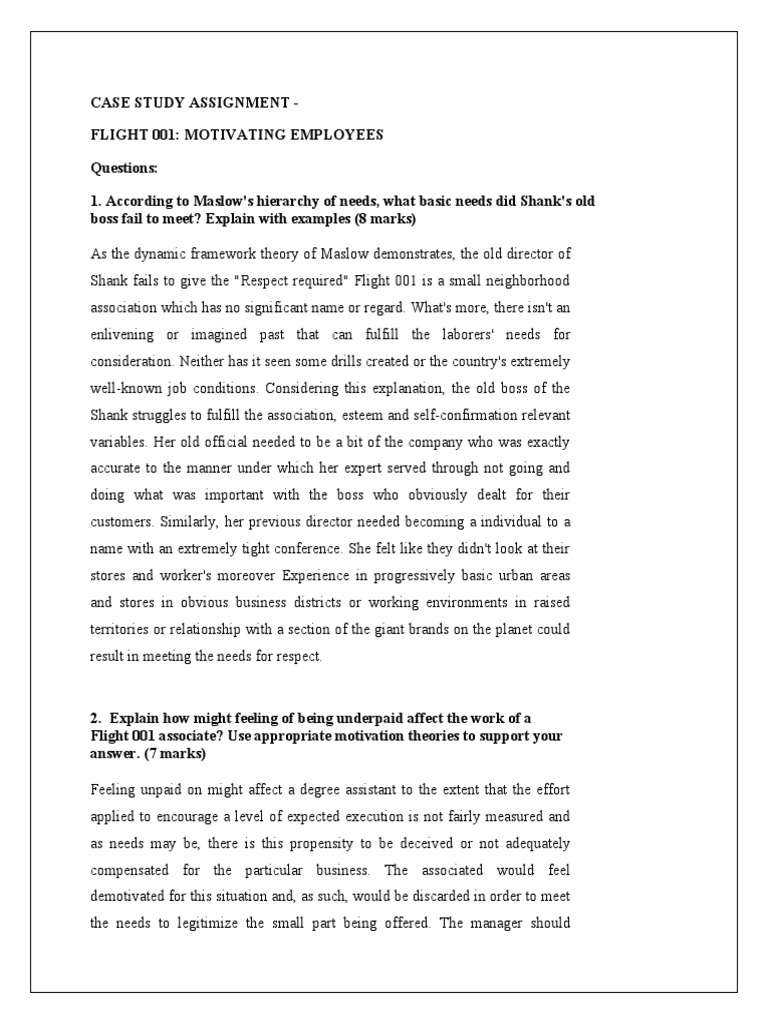 Case Study Assignment | PDF | Cognition | Psychological Concepts