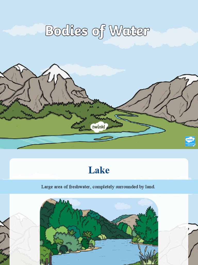 Types of Water Bodies Explained | PDF