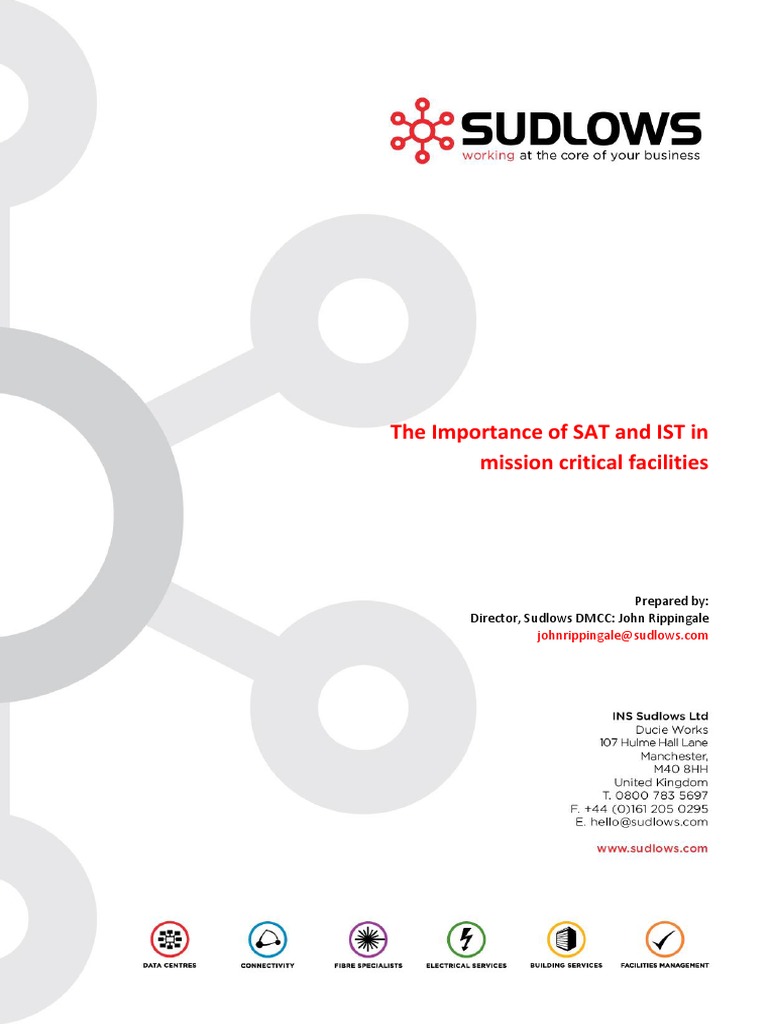 The Importance of SAT and IST in Mission Critical Facilities | PDF ...