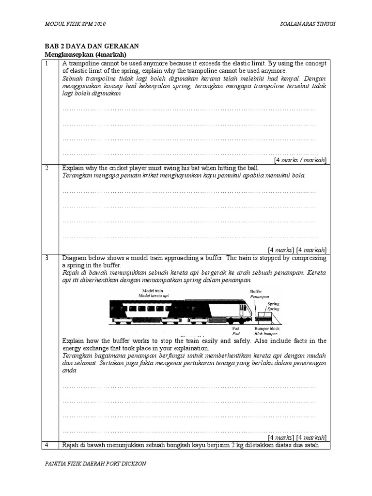 Bab 2 Daya Dan Gerakan | PDF