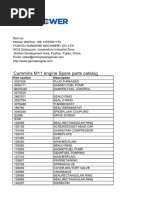 Cummins 4B3.9 Engine Spare Parts Catalog | PDF | Turbocharger | Piston