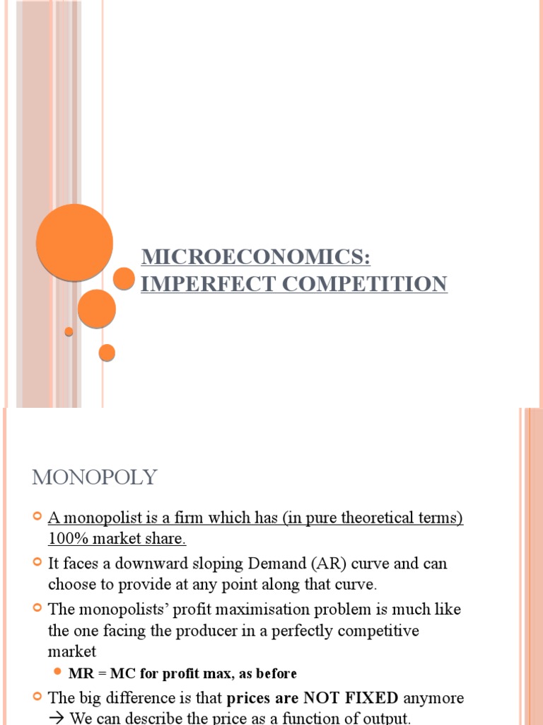 Imperfect Competition | PDF | Monopoly | Economic Data