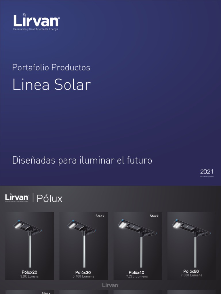 Portafolio Linea Solar Lirvan | PDF | Science | Astronomía