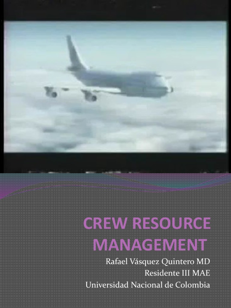 CREW RESOURCE MANAGEMENT (Autoguardado) | PDF | Conciencia de la ...