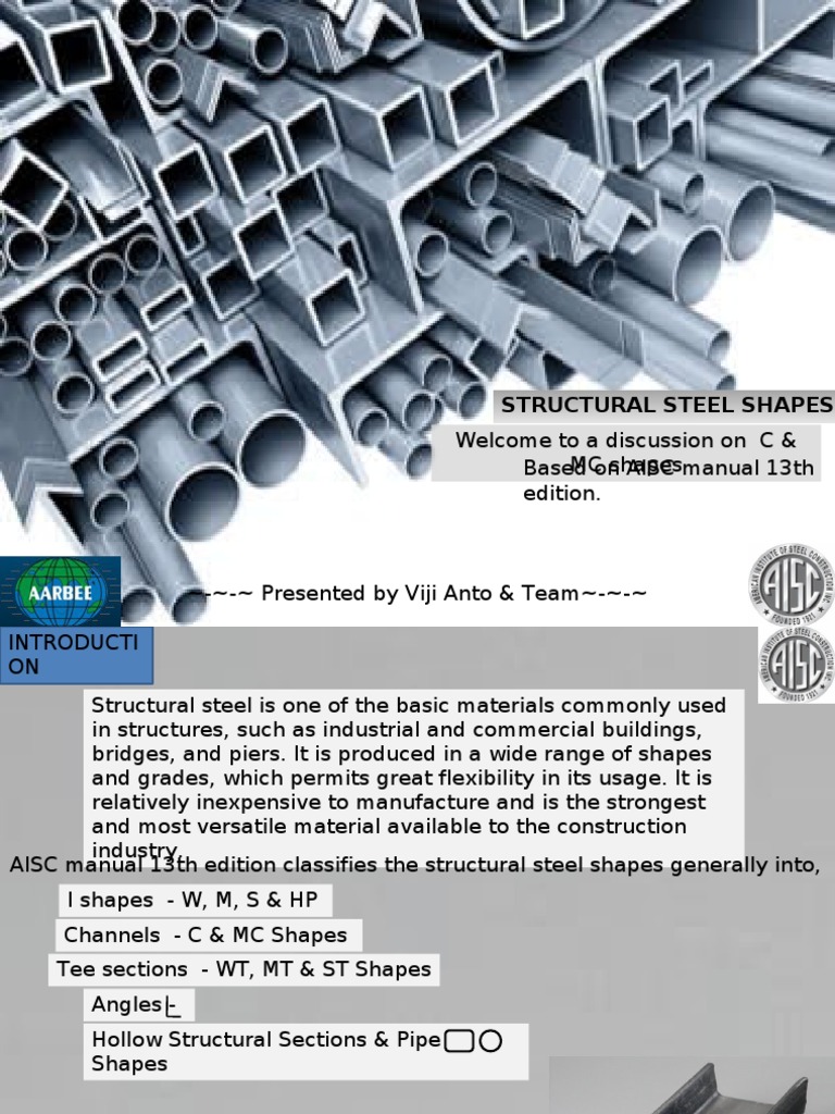 C & MC Shapes | PDF | Beam (Structure) | Mechanics